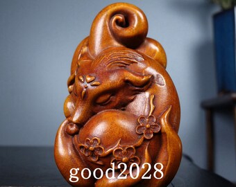 Nine Tailed Fox Statue - Etsy