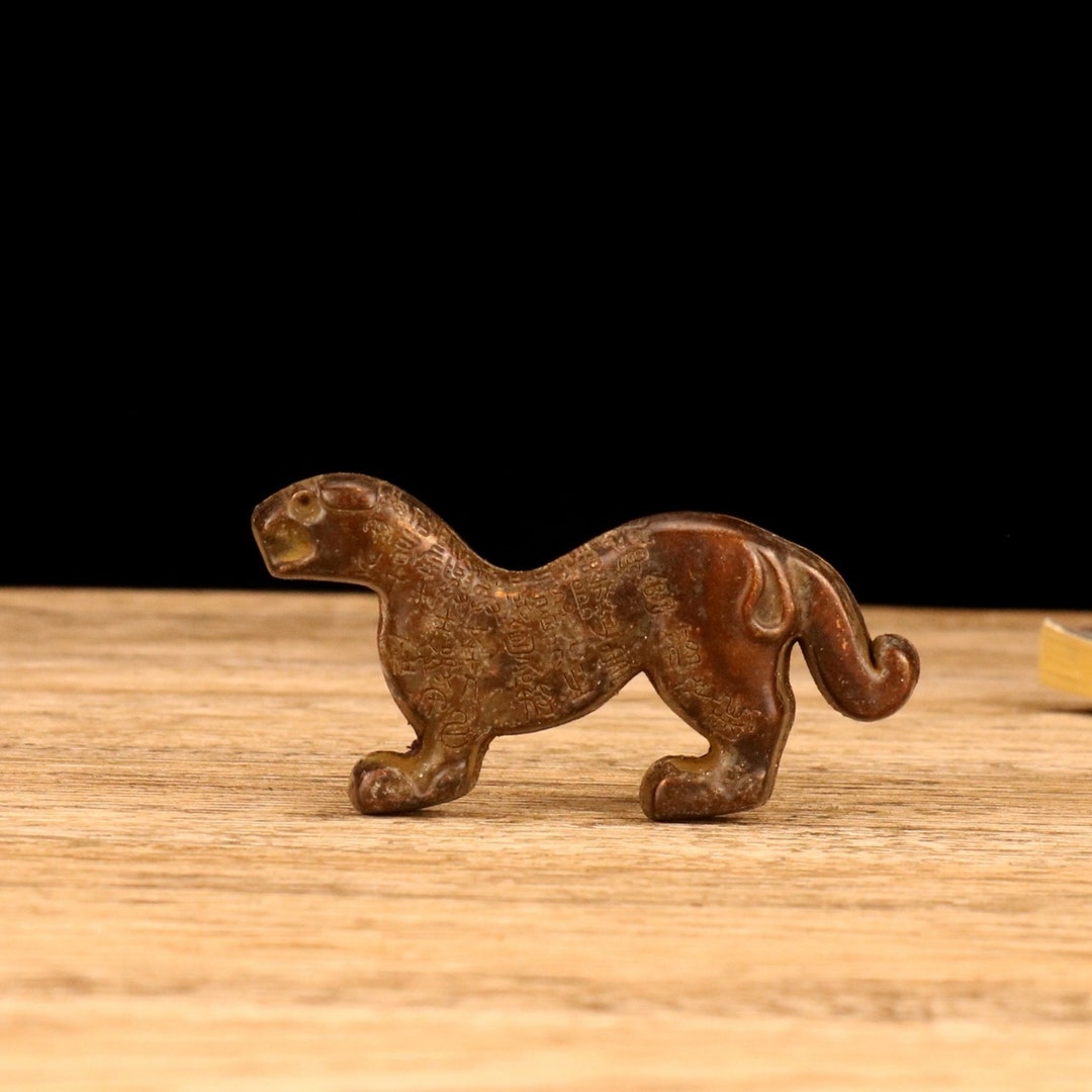 Chinese Antique Pure Copper Tiger Talisman - Etsy