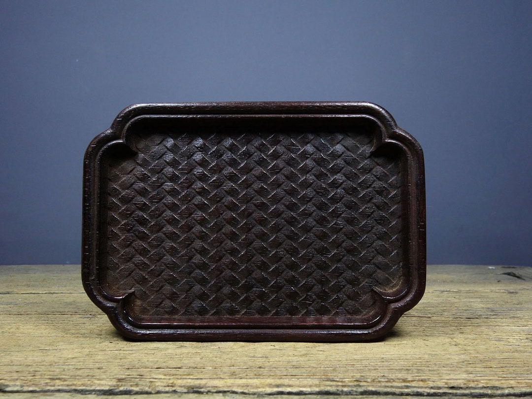 Chinese Antique Sour Branch Wood Carving Plate Tea Plate.43 - Etsy