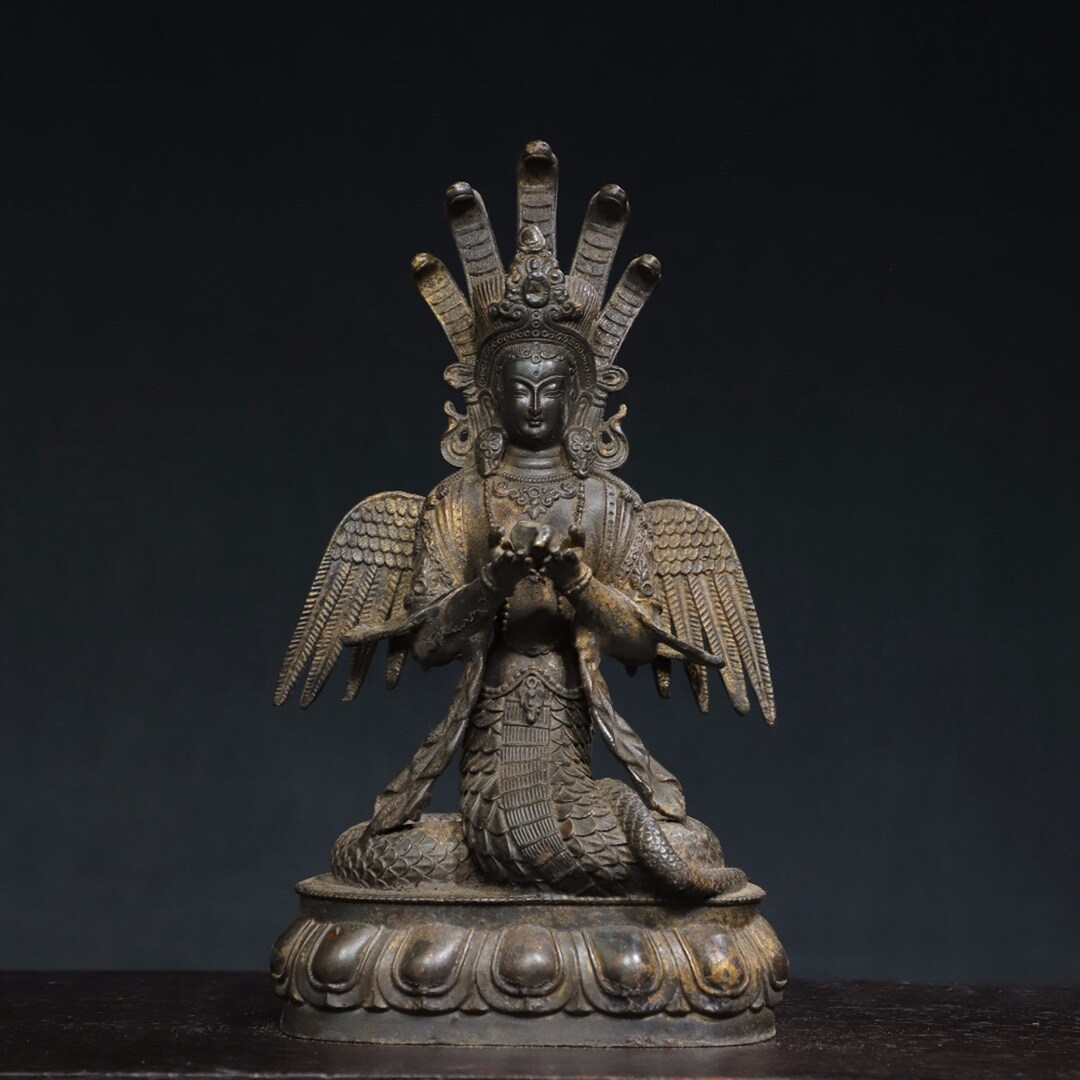 Chinese Antique Pure Copper Buddha Statue - Etsy