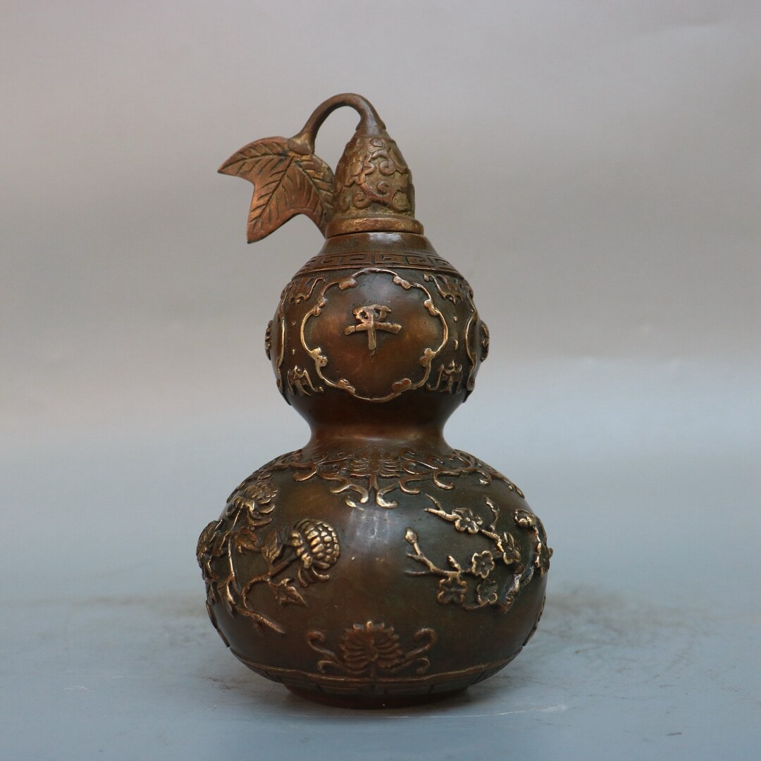 Chinese Antique Pure Copper Four Season Gourd - Etsy