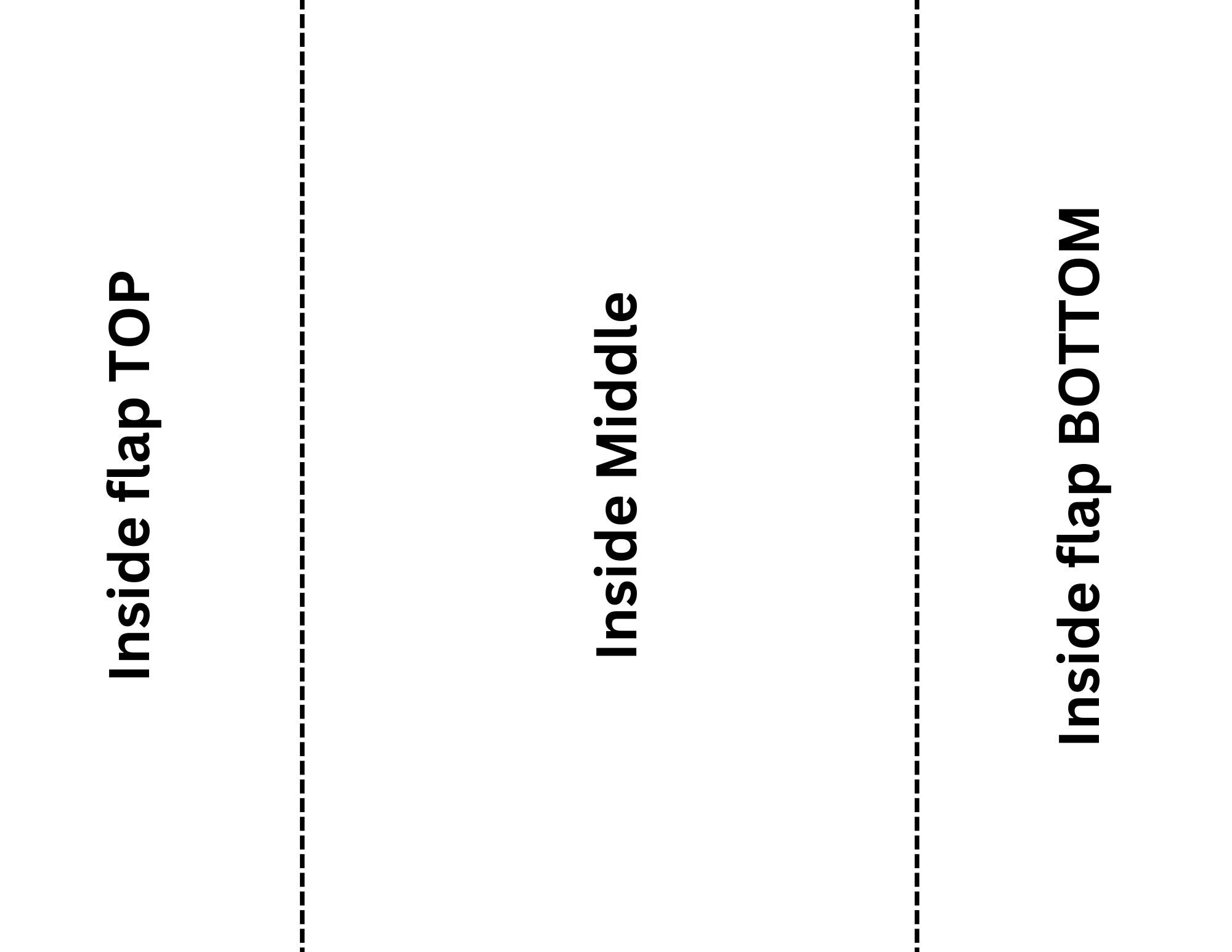 Horizontal Interactive Notebook Foldable CANVA Template - Etsy