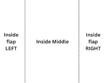 Horizontal Interactive Notebook Foldable CANVA Template - Etsy