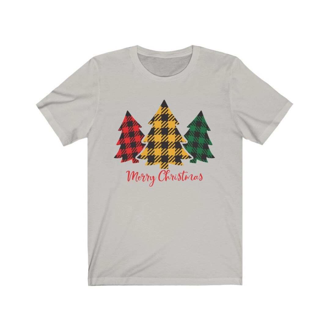 Merry Christmas Shirt Holiday Gift Christmas Trees Shirt - Etsy