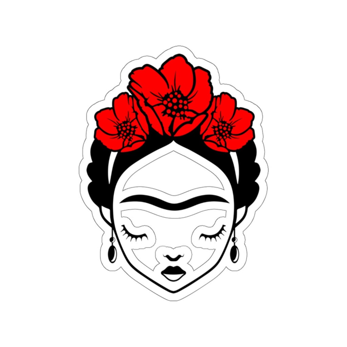 Frida Kahlo, Frida Sticker, Viva La Vida, Viva La Frida , Frida Kiss ...