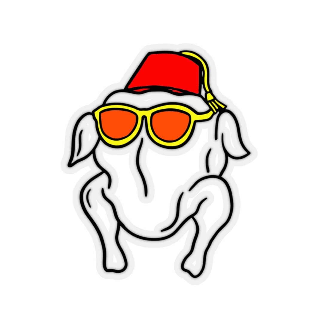 Friends Thanksgiving Sticker, Friends Monica Turkey Sticker, Turkey ...