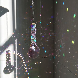 Window Prism Crystal,rainbow Light Catcher,crystal Prism Suncatcher,summer Gifts,ab Crystal ...