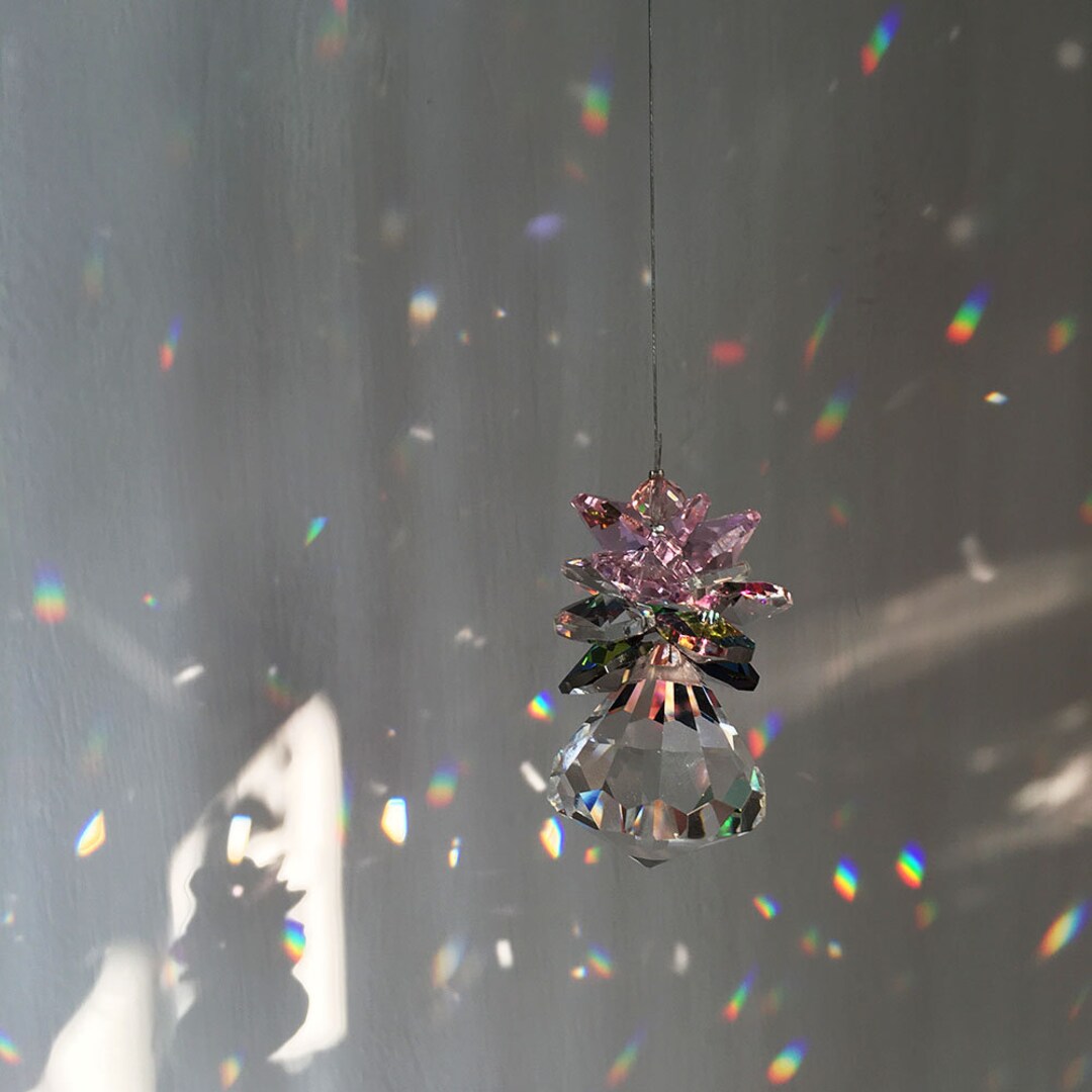 Hanging Prism Crystal Suncatcher for Window,garden Decorations,bright ...