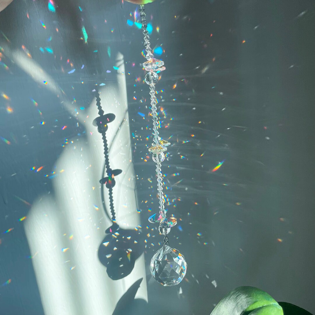 Aurora Borealis Prism Crystal Window Hanging,rainbow Maker,hanging ...