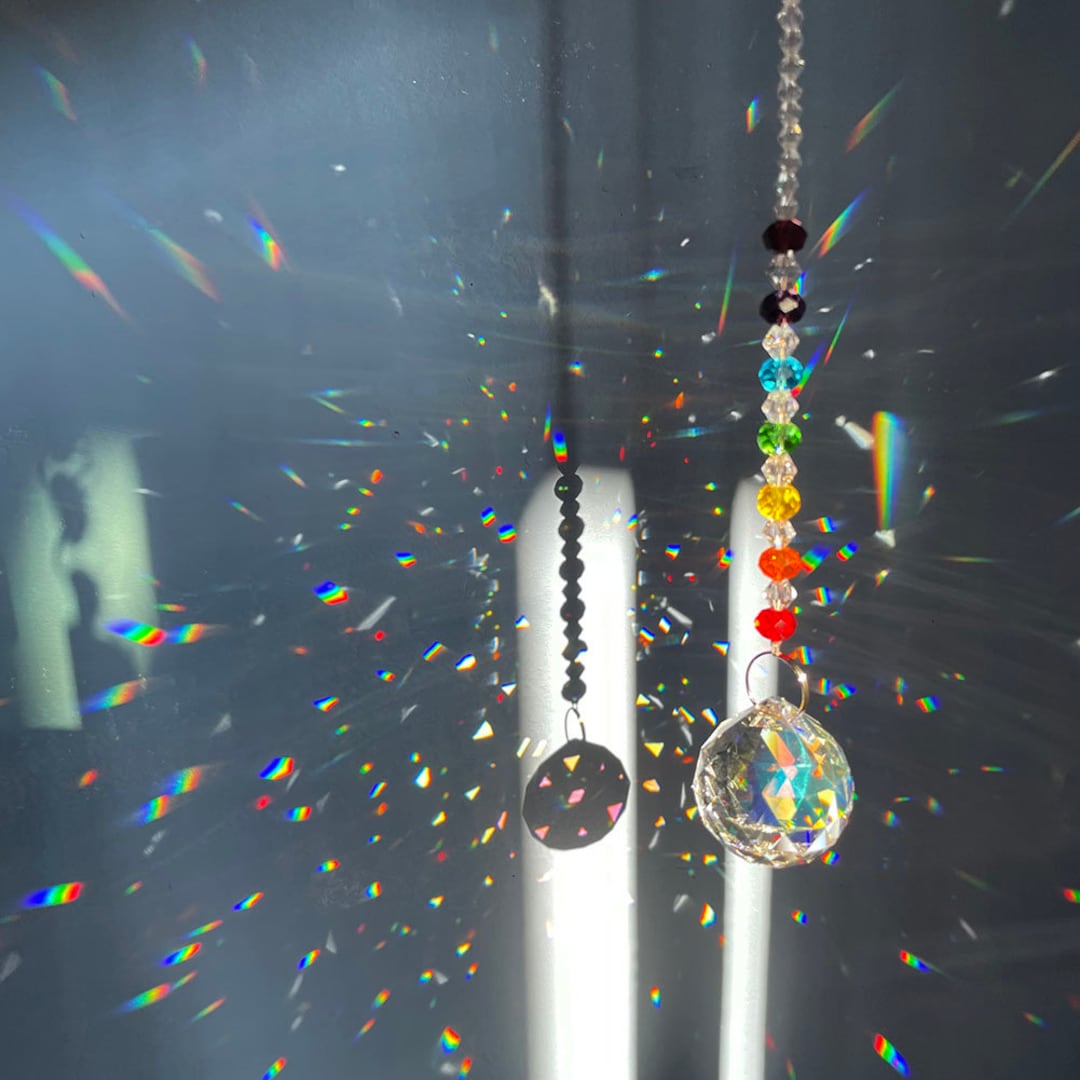 Sun Catcher Prismshanging Windows Crystalrainbow Light - Etsy