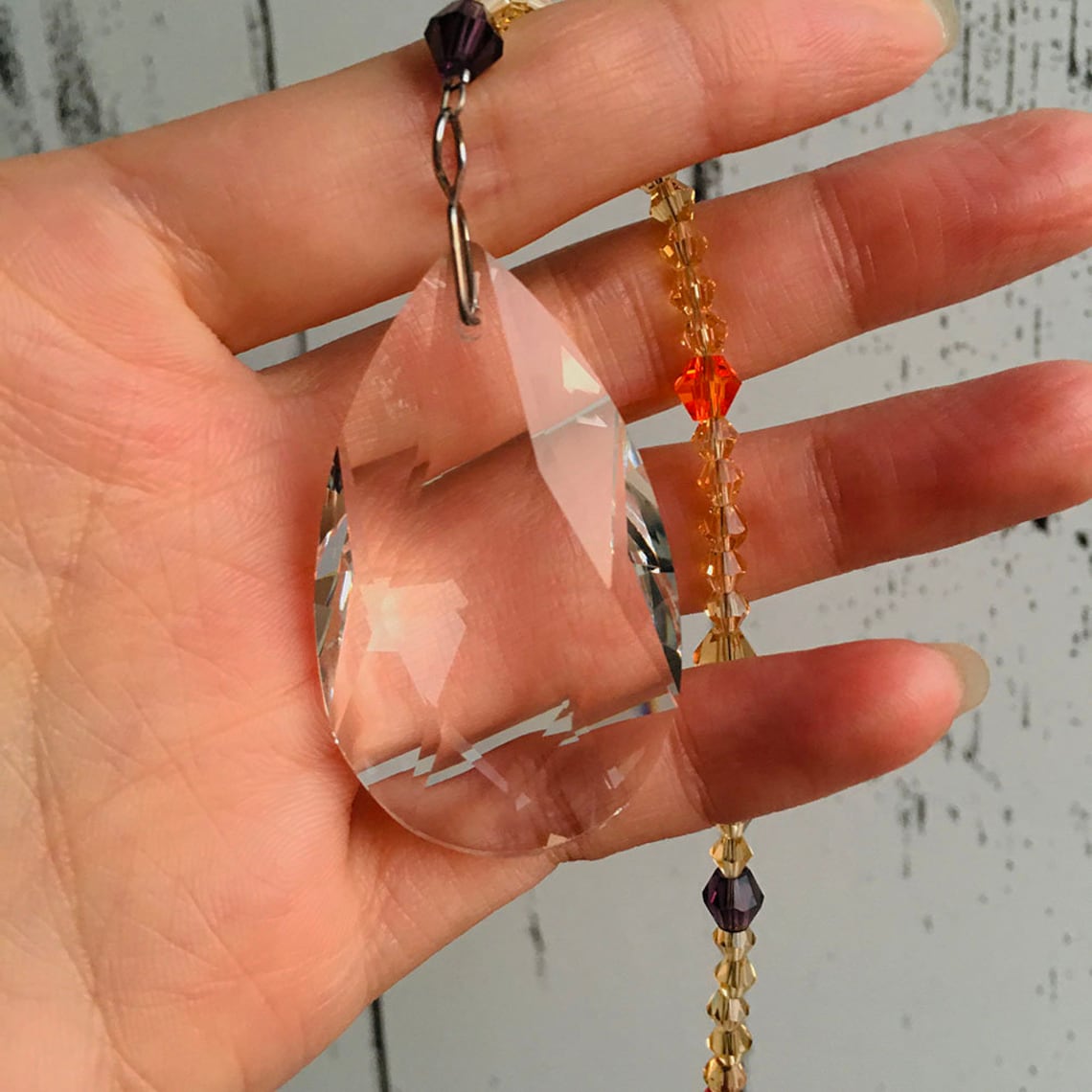 50mm Handmake Crystal StrandCrystal PendantWeddings Party | Etsy