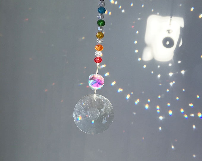 Car Prism Crystal Sun Catcher,window Hanging Rainbow Make Prism ...