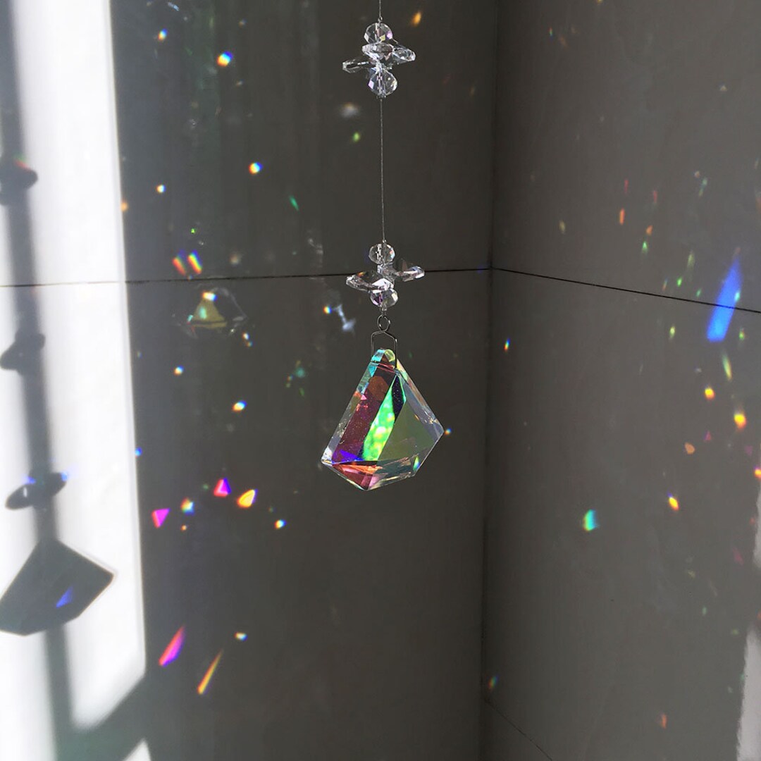 Sun Catcher Window AB Prism,suncatcher Hanging Ornament,rainbow Maker ...