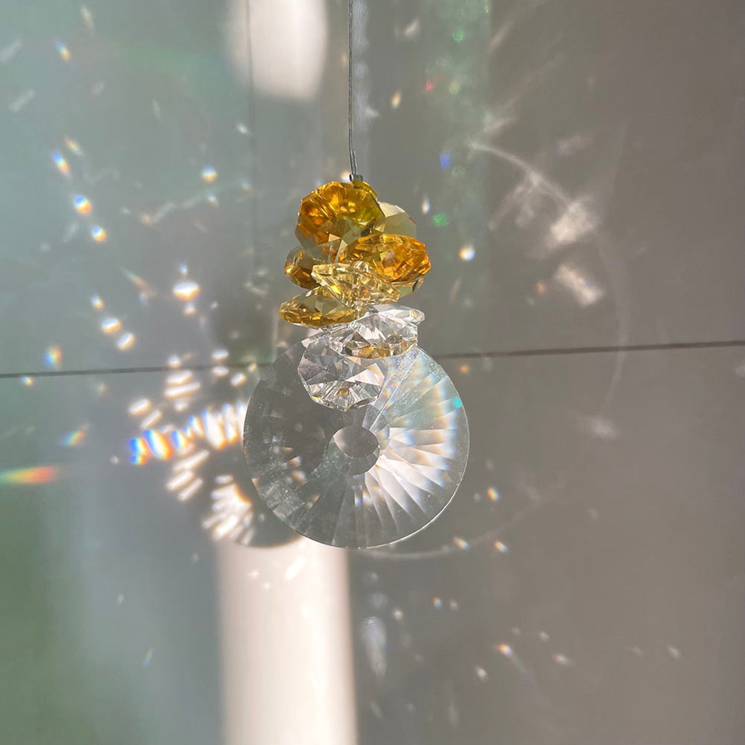 Clear Crystal Sun Catcher,window Prism Crystal,rainbow Prism Suncatcher,summer Gifts,crystal ...