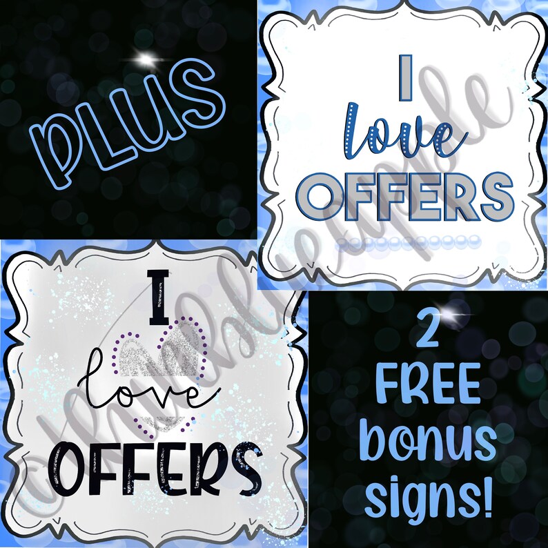 Poshmark Blue Pearl Closet Signs Customized Signs - Etsy