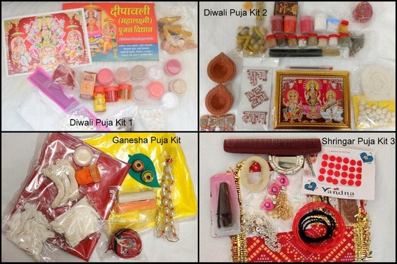 UK Seller Puja Essentials Pooja SAMAGRIH Mataji Shringar - Etsy UK