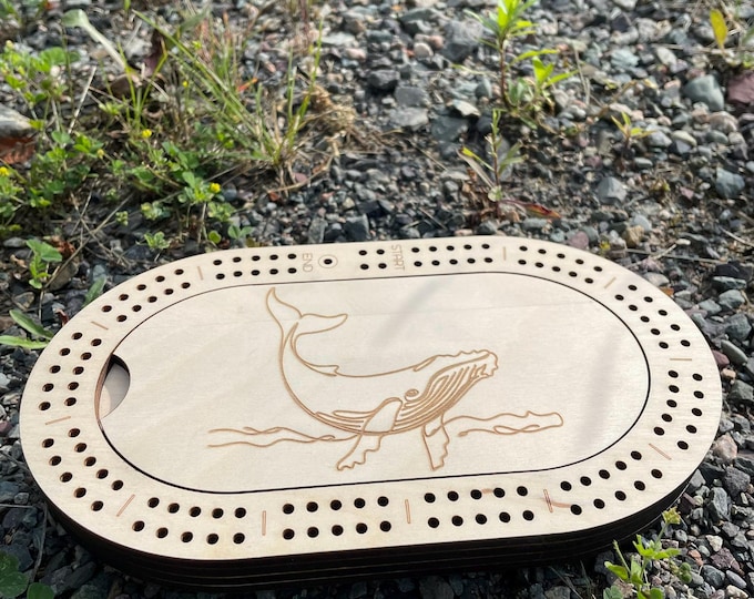 CNC Files: Cribbage Board With Peg & Card Storage - Etsy Canada