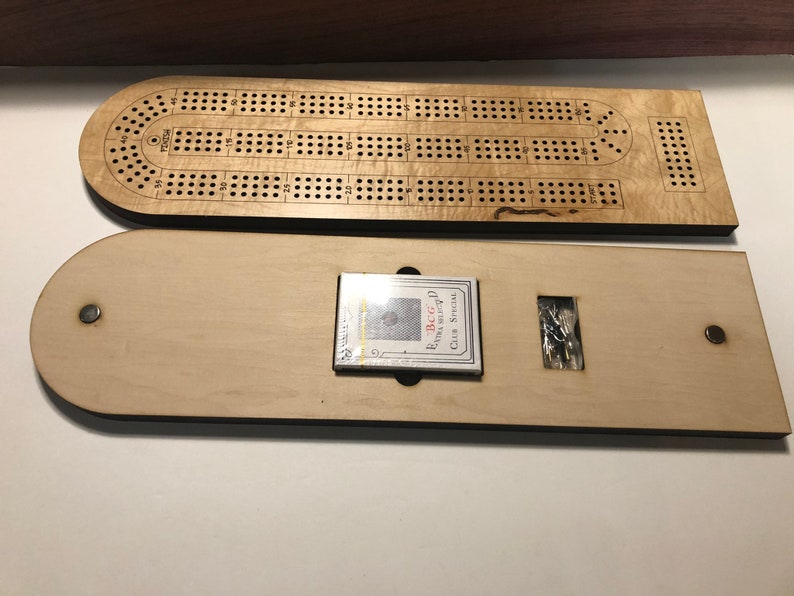 Laser Cut Cribbage Board SVG File: 3-track Design (digital Download) - Etsy