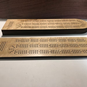 Laser Cut Cribbage Board SVG File: 3-track Design (digital Download) - Etsy