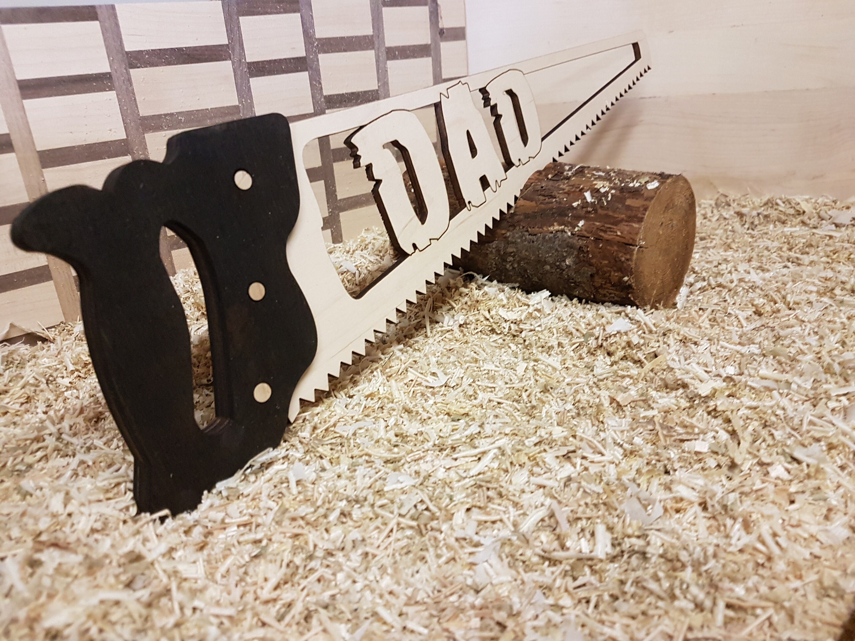 Handsaw DAD Garage Decoration Shed Decor wooden Saw Blade - Etsy