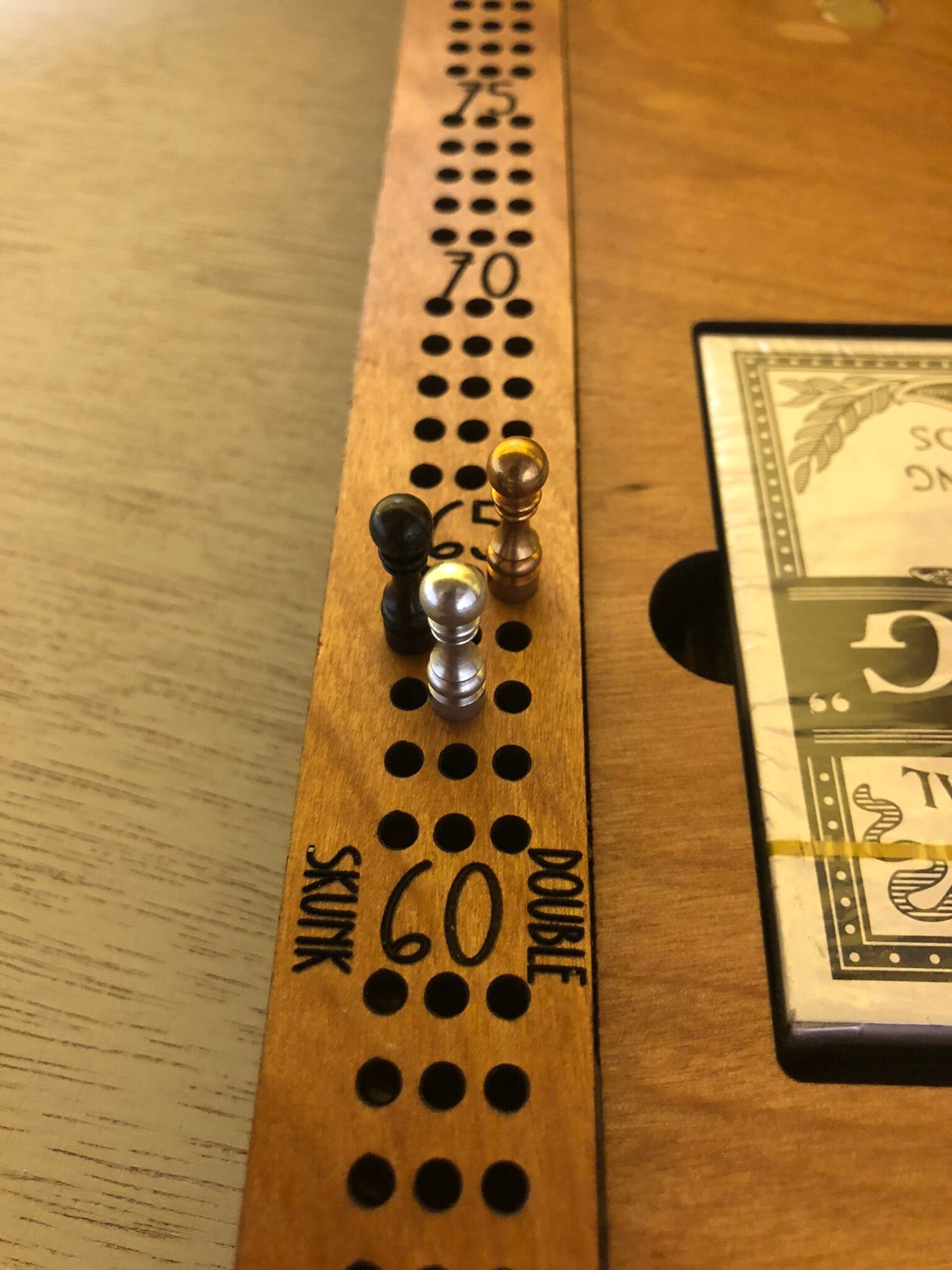 Cribbage Board Laser SVG File: 3-track Design With Instructions - Etsy