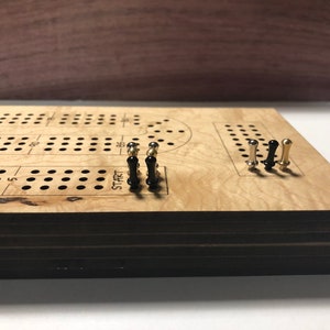 Laser Cut Cribbage Board SVG File: 3-track Design (digital Download) - Etsy