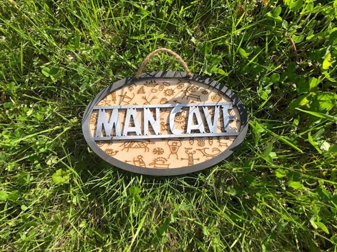 Laser Cut Man Cave SVG Digital File for Laser Cut and CNC. - Etsy