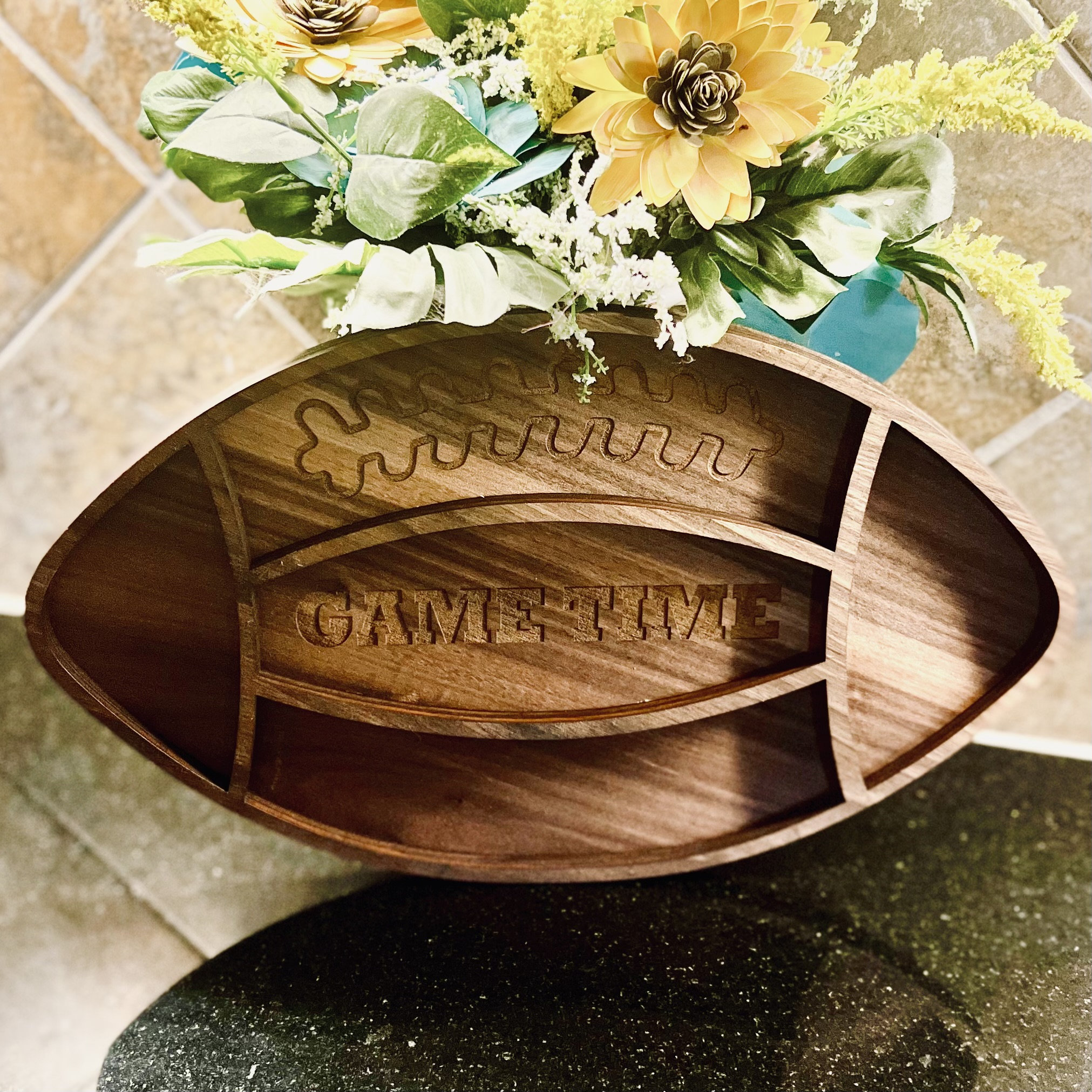 Personalized TRAY FOOTBALL Board Wooden SERVING Tray Custom - Etsy