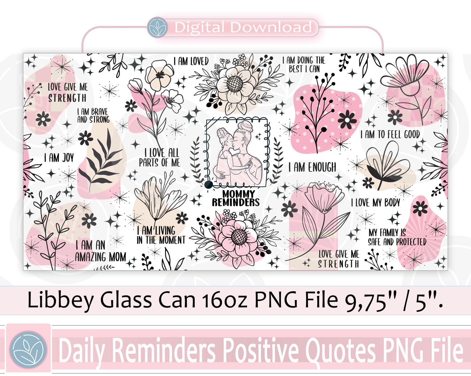 Daily Reminders Mom Boho Daily Affirmation Motivation Inspirational ...