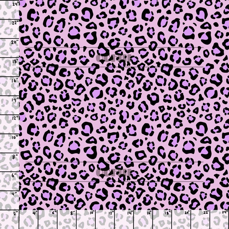 Purple Leopard Print Seamless Pattern | Cheetah Spots Repeat File for ...