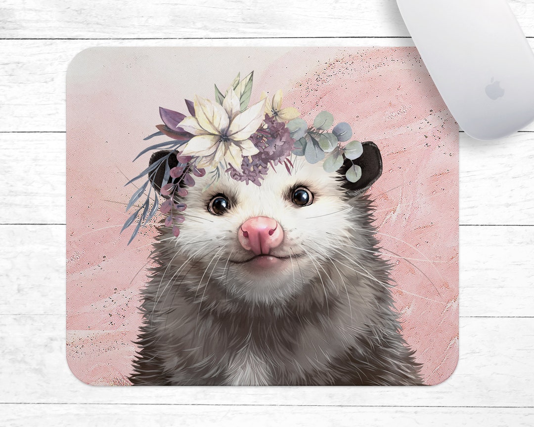 Pretty Possum Mousepad • Possum Art Mouse Pad • Cute Possum Mouse Pad ...