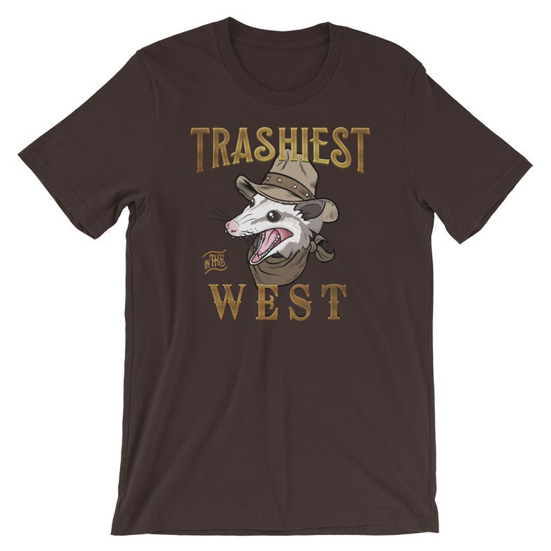 Trashiest in the West Possum T-shirt • Funny Possum Shirt • Possum ...