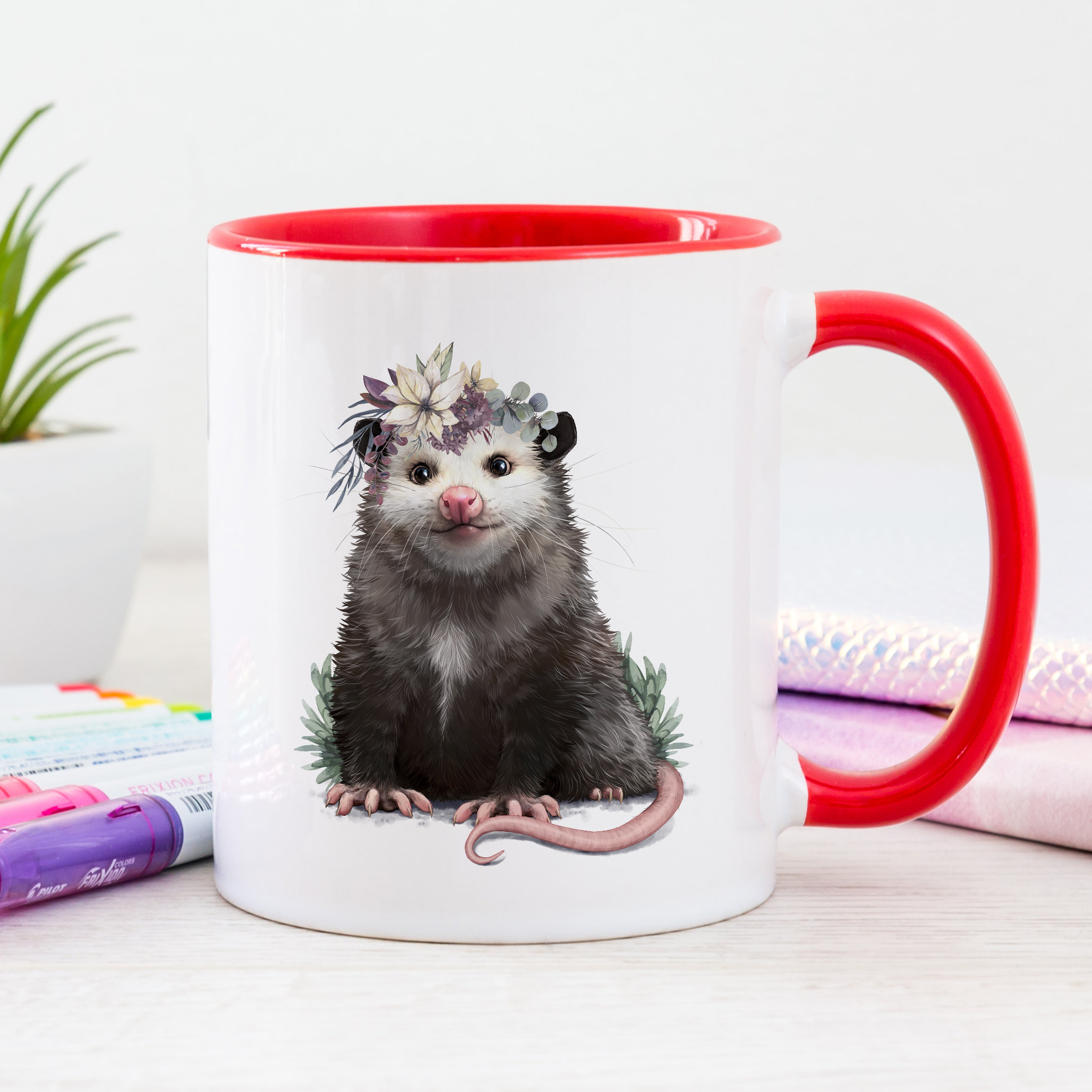 Pretty Possum Mug Possum Art Mug Cute Possum Mug - Etsy