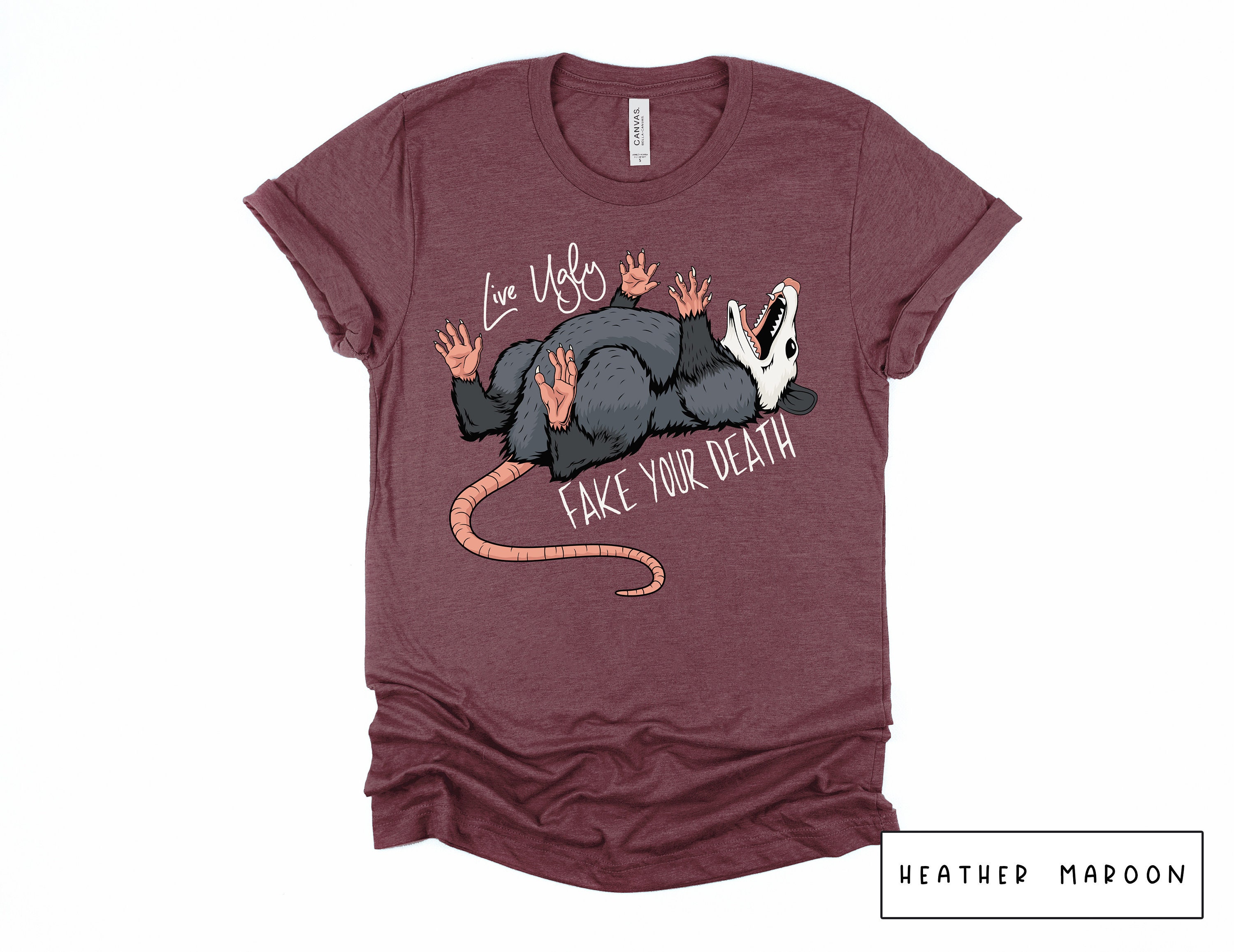 Funny Possum T-shirt unisex Available in 8 Colors Live | Etsy