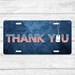 Patriotic "thank You" License Plate • U.S. Military License Plate ...