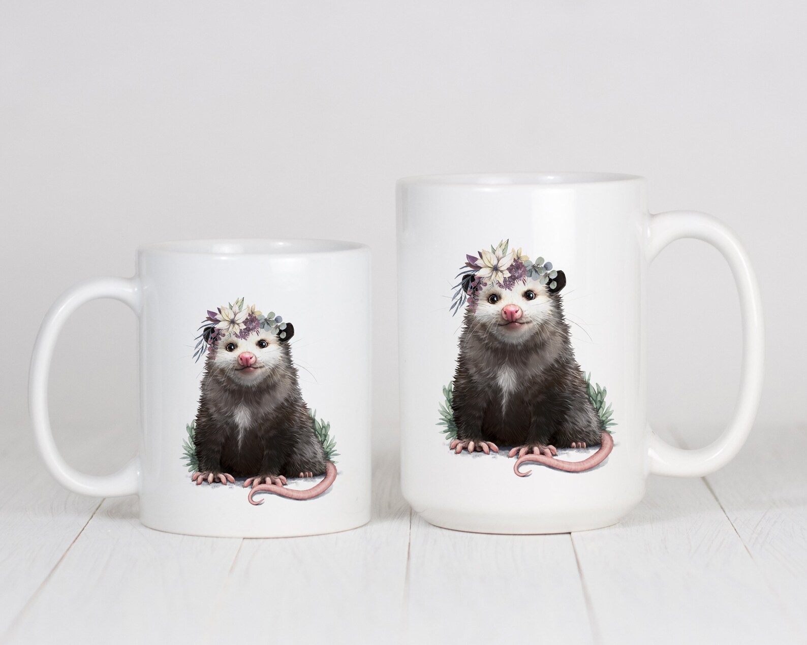 Pretty Possum Mug Possum Art Mug Cute Possum Mug | Etsy