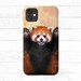 Red Panda Painting Phone Case • Red Panda iPhone Case • Cute Red Panda ...