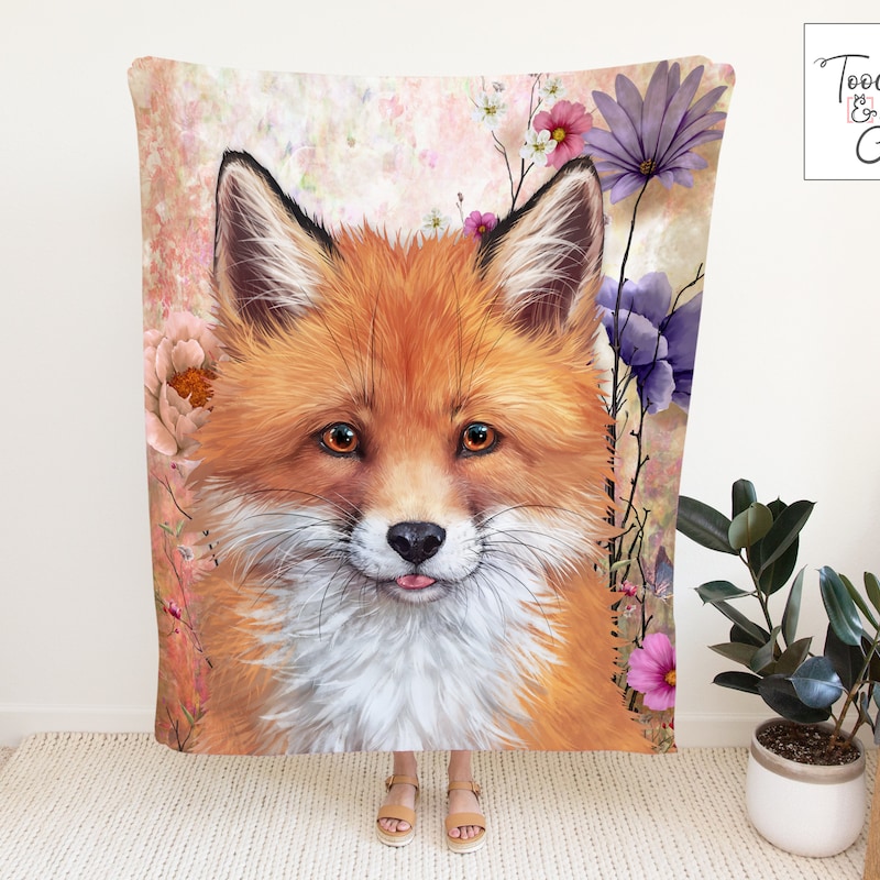 Fox Blanket - Etsy