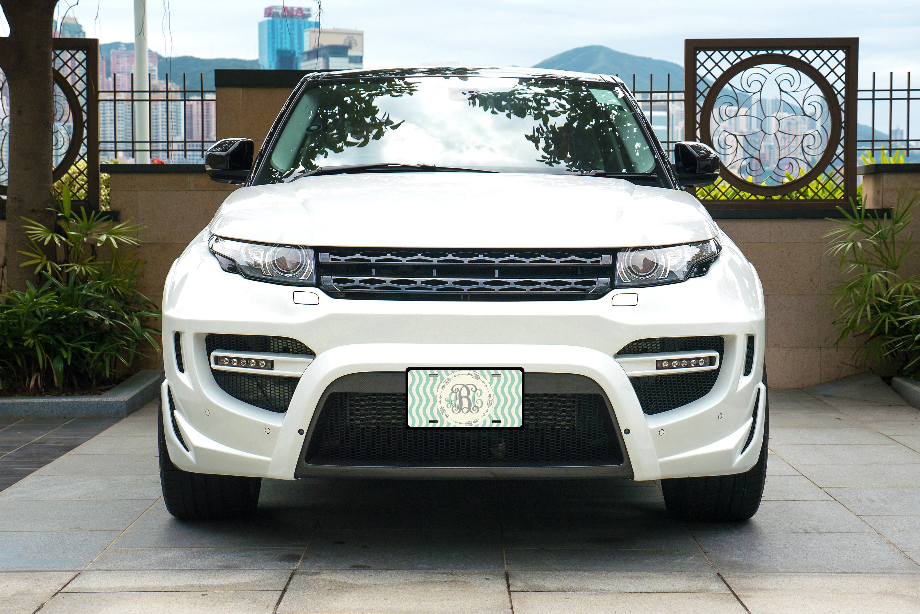 Personalized Monogram License Plate Monogrammed License | Etsy