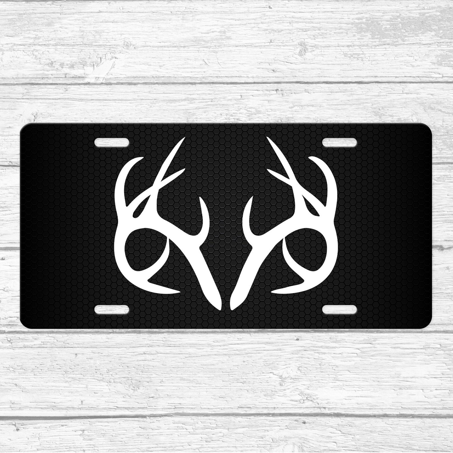 Buck Antlers License Plate Antlers License Plate Deer - Etsy