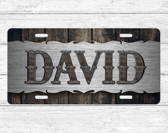 Custom License Plate Front Car Tag Aluminum or Plastic - Etsy