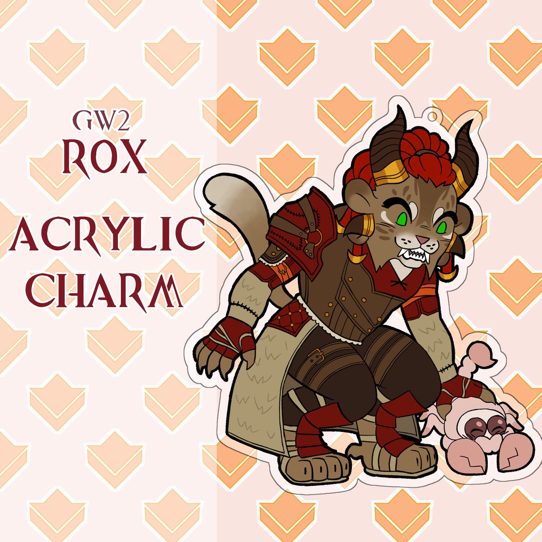 GW2 Rox Acrylic Charm - Etsy