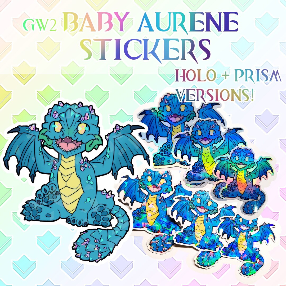 GW2 Baby Aurene Stickers - Etsy