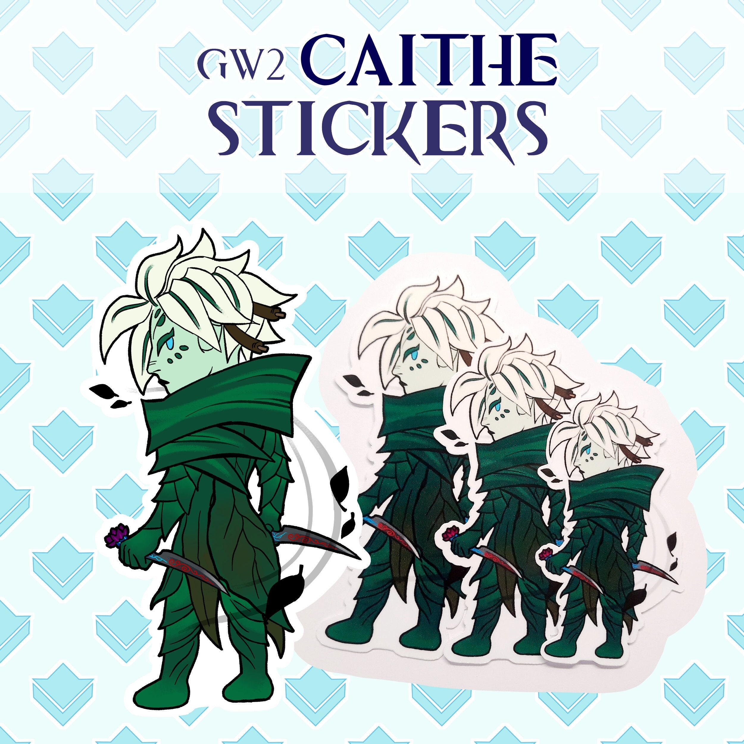 GW2 Caithe Stickers - Etsy