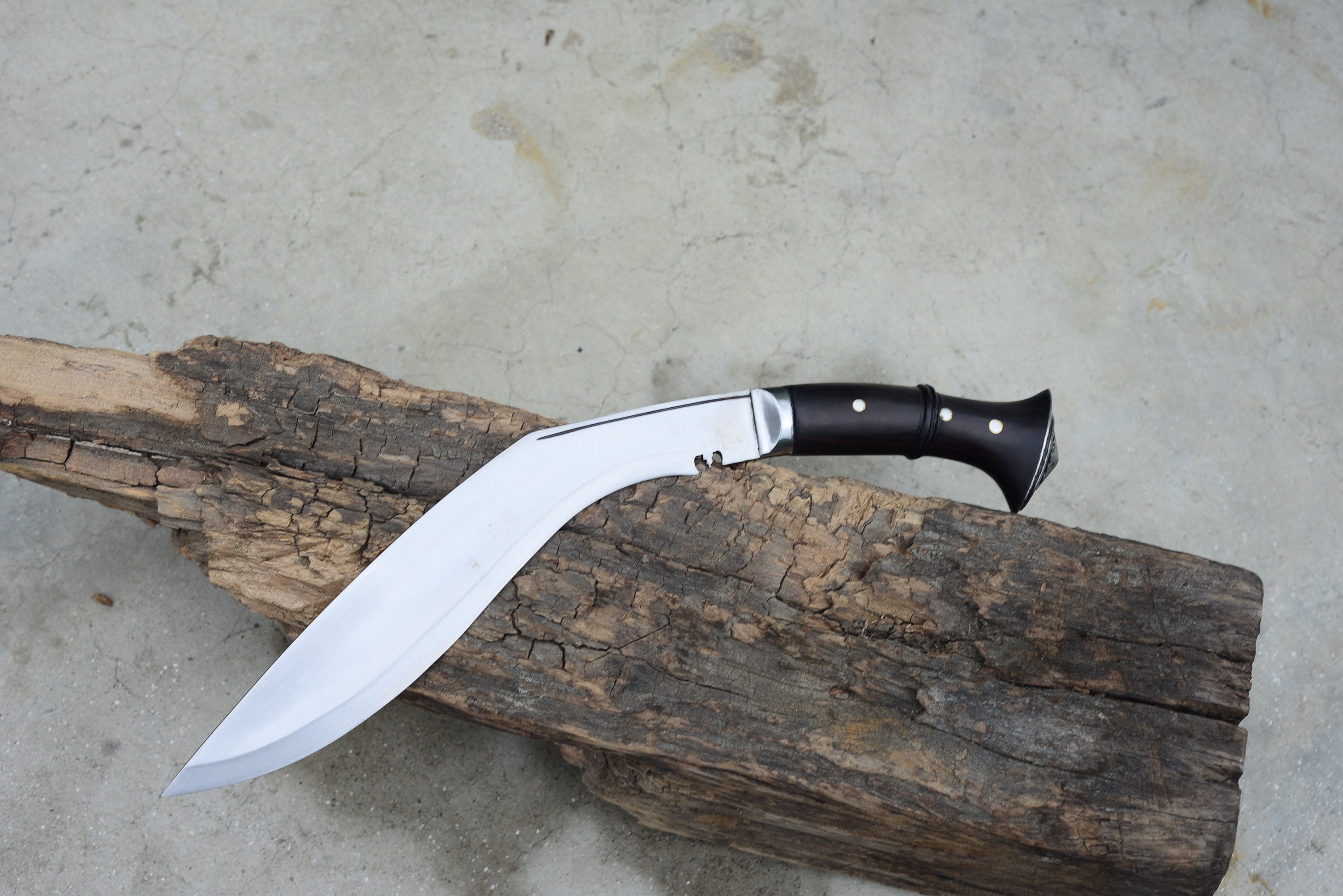 12 Inches Authentic Gurkha Khukuri Knife-hand Forged in Nepal-cutting ...