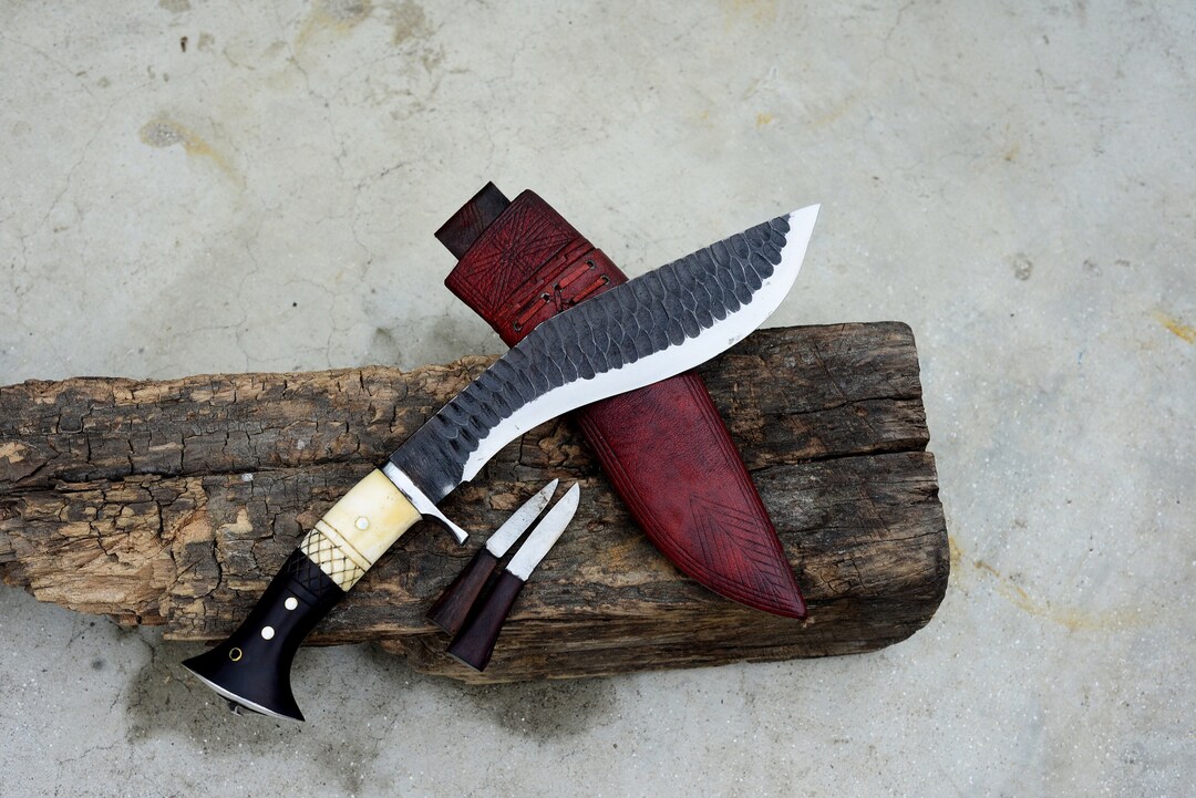 10 Inch Blade Katle Blocker Kukri-gurkha Khukuri-forged Nepal-water ...