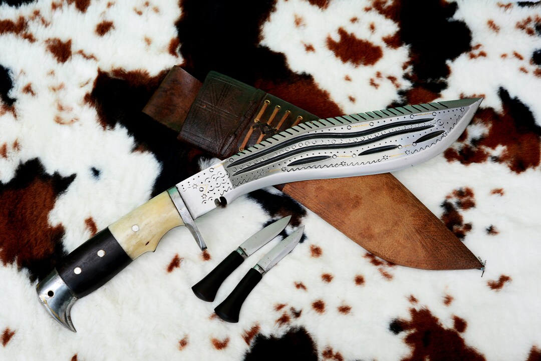 12.5 Handmade Gurkha Khukuri-high Quality Full Tang-horn - Etsy