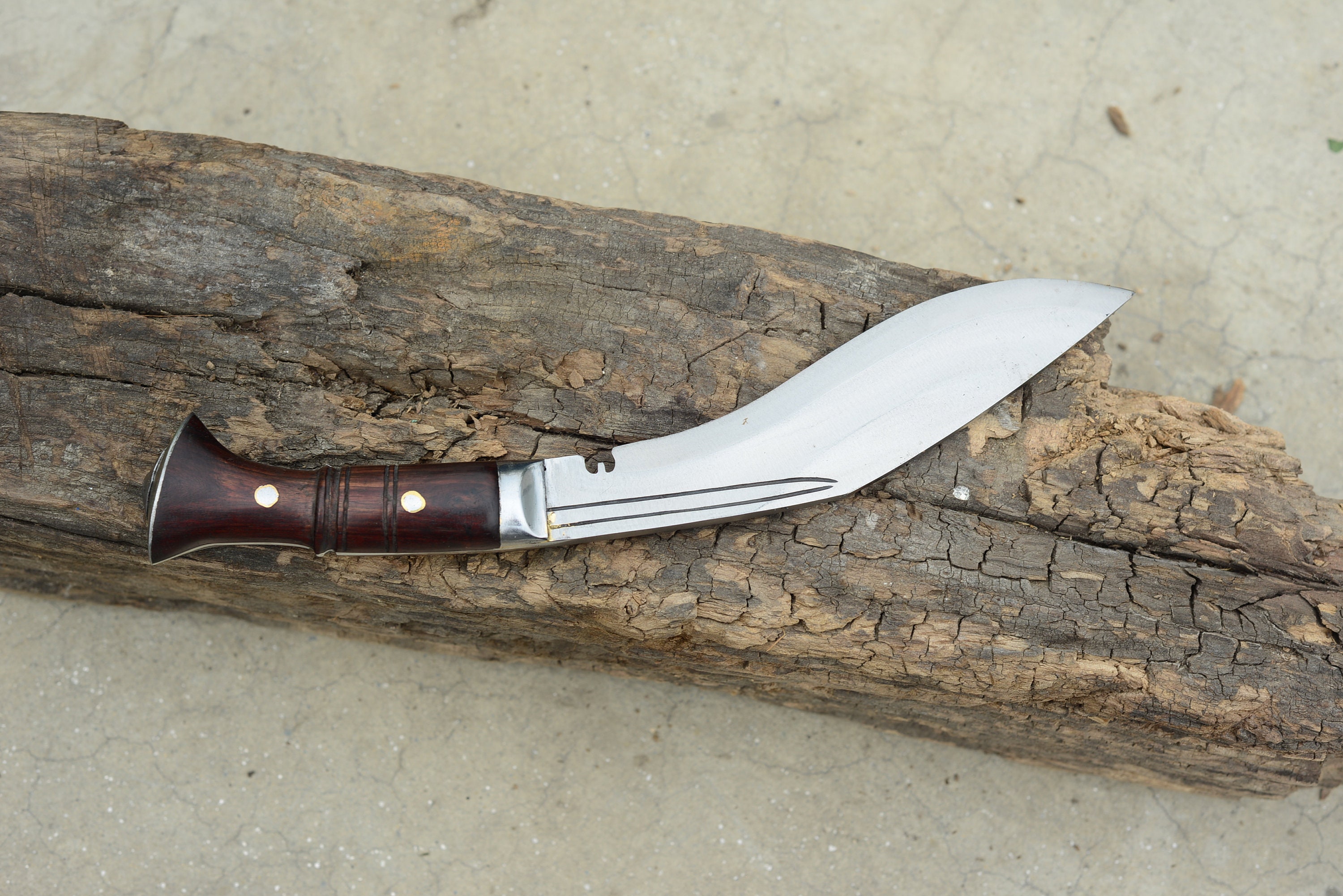 8 Inches Gurkha Panawal Jungle Khukuri-hand Forged-ready to Use-british Khukuri-long Blade-mini ...