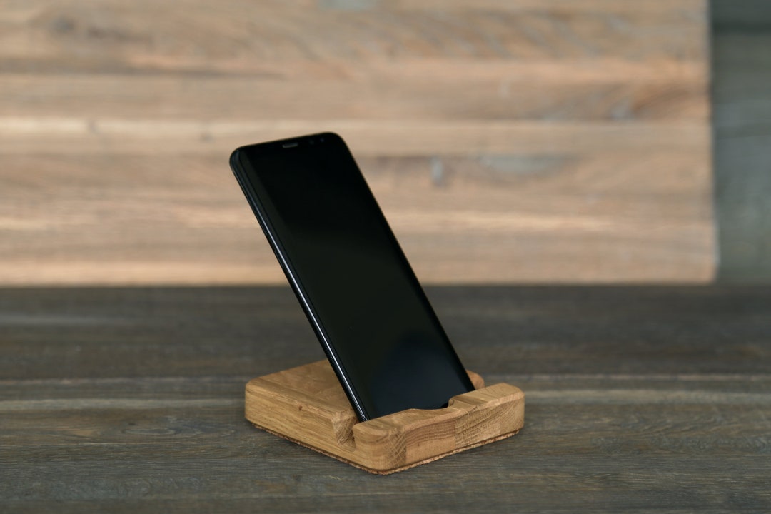 Wooden Phone Dock | Crafted in Design Studio - Etsy