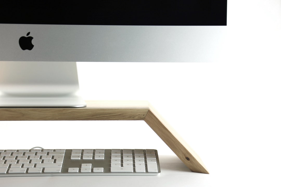 Wooden Imac / Monitor Stand | Handmade in Design Studio - Etsy